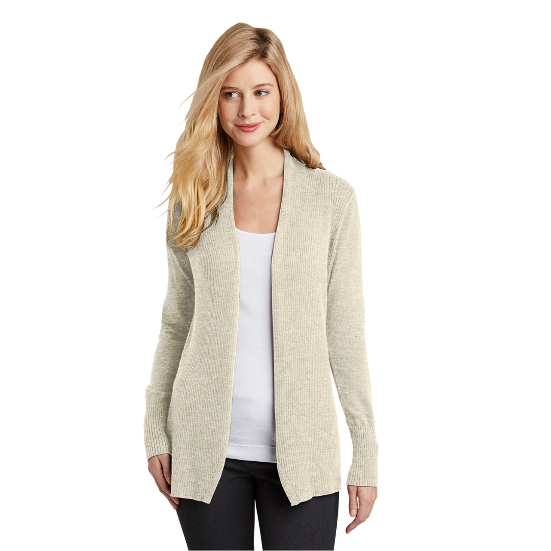 Ladies Open Front Cardigan Sweater – NHA Gear